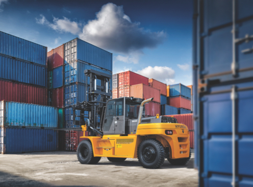 13 - 18 ton Diesel Forklifts | 9V-Series | Hyundai Material Handling | HMHE